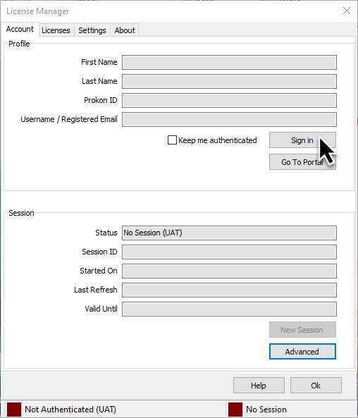 How to Sign in to License Manager